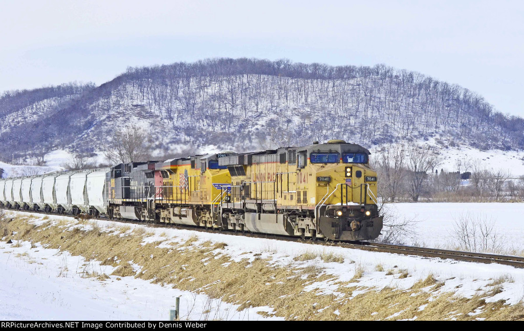 UP 7041, ICE's Marquette Sub.